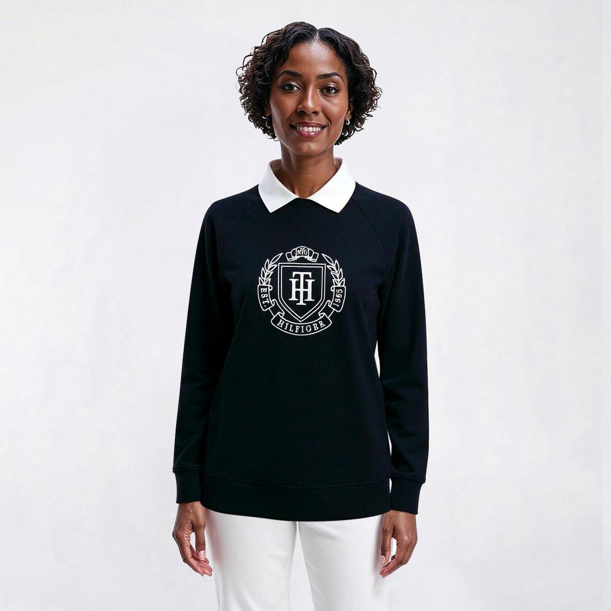 Click here for Womens Tommy Hilfiger Sport Two In One Rugby Sweat... prices